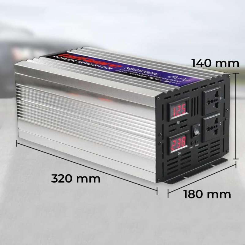 Jual Power Inverter Mobil Pure Sine Wave Dc 24v To Ac 220v 5000w ...
