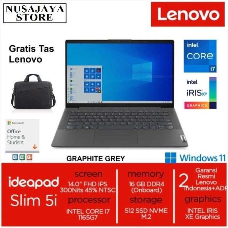 Jual Lenovo Ideapad Slim 5 Xtid Xuid Xwid I7-1165g7 16gb 512gb Ssd 14 ...