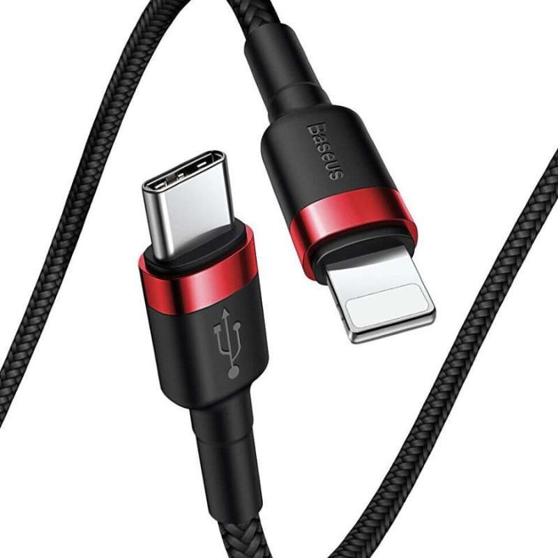 Jual Baseus Kabel Data Cafule Type C To Lightning Apple iPhone 20w Pd ...
