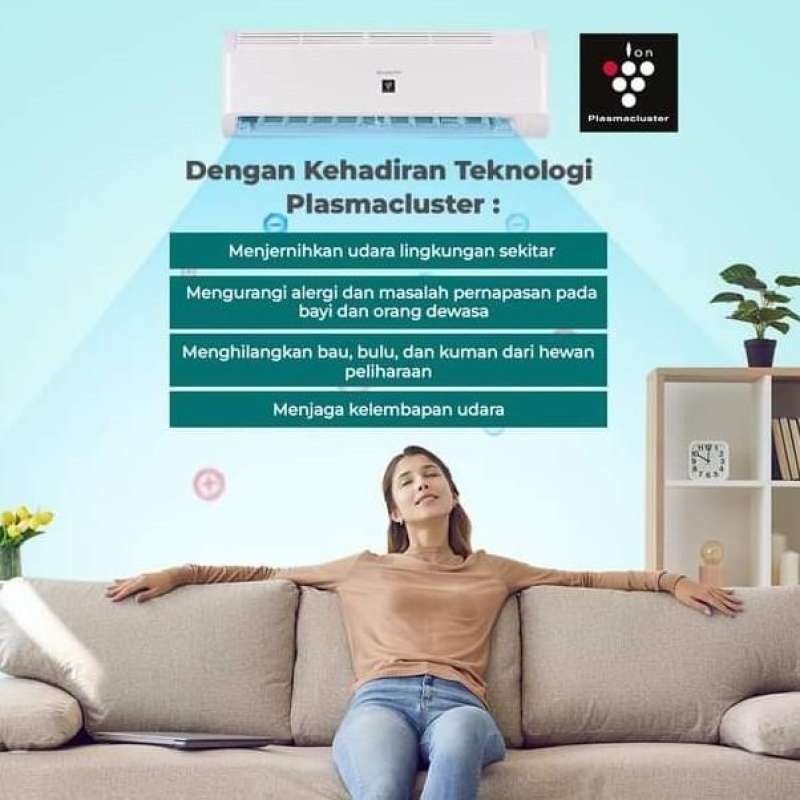 Jual Ac Sharp Plasmacluster 0.5pk Type Ah-ap5bmy Garuda Series Di Seller Grand Ac - Cv Grand Ac ...
