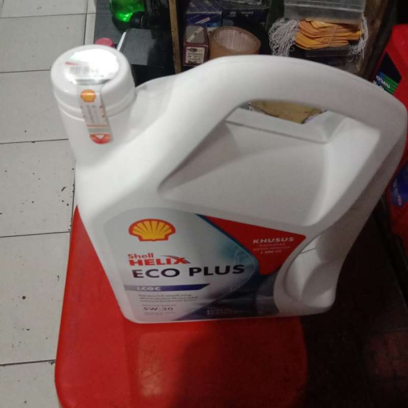 Promo Oli Shell Eco Plus Lcgc 5w-30 Galon (3l) Ðÿ’¯%original Diskon 33% ...