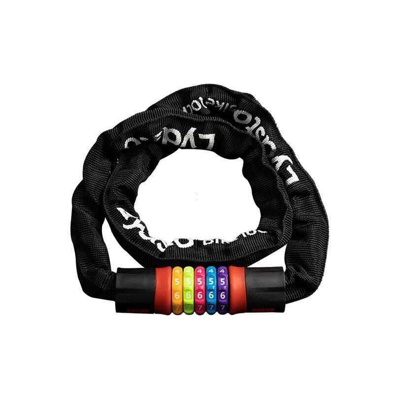 Jual Gembok Sepeda Motor 5 Digit Rainbow Lock Chain Ym-chs01 Pengunci ...