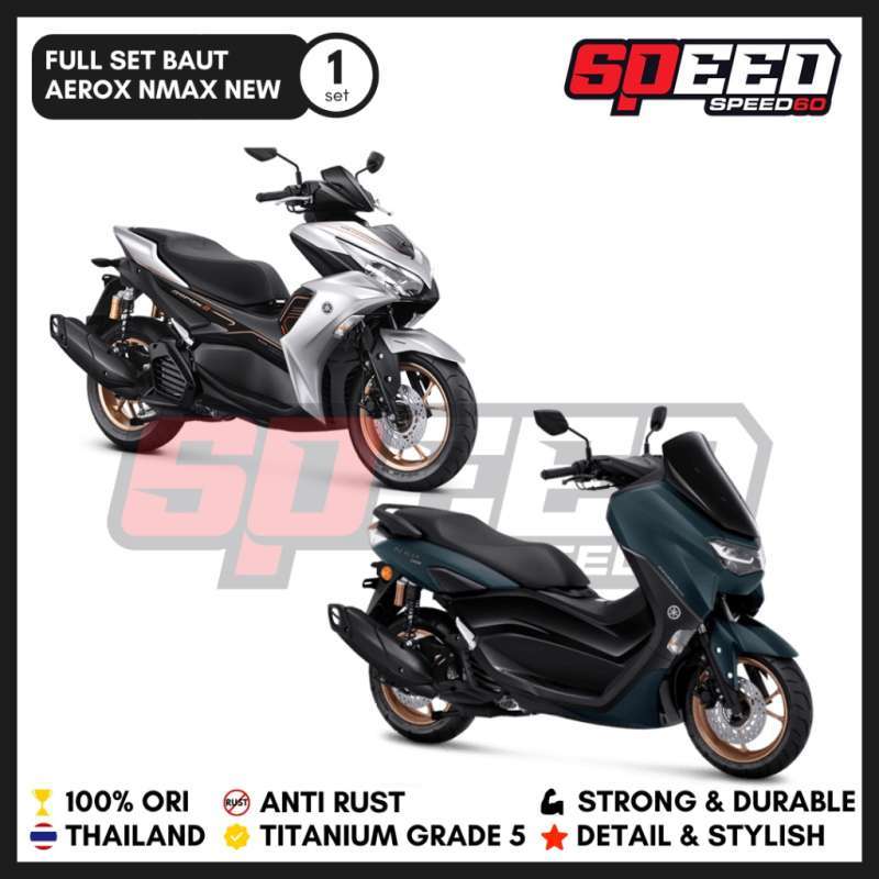 Jual Baut Full Set Yamaha Nmax Aerox New Baut Titanium Probolt Grade 5 ...