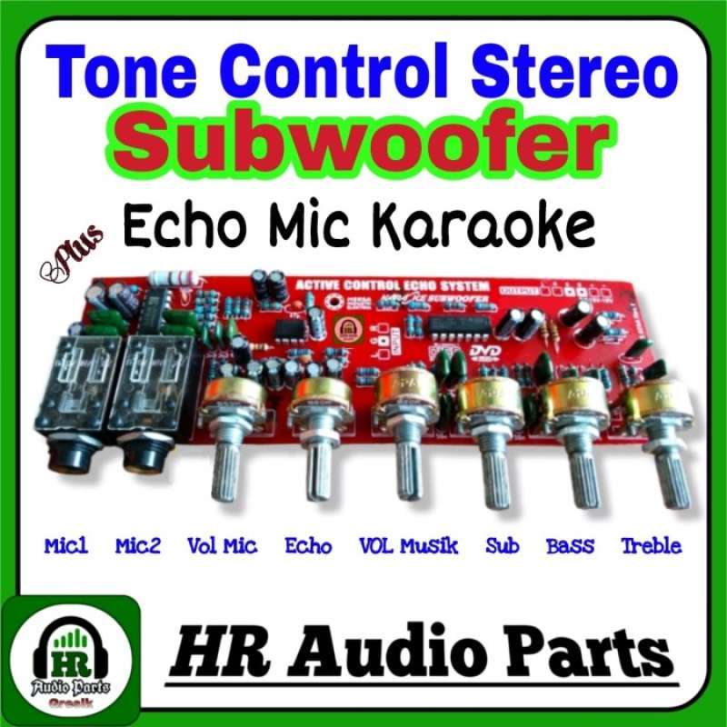 Jual Kit Tone Control Stereo Mic Echo Digital Reverb + Subwoofer Ct 15v ...