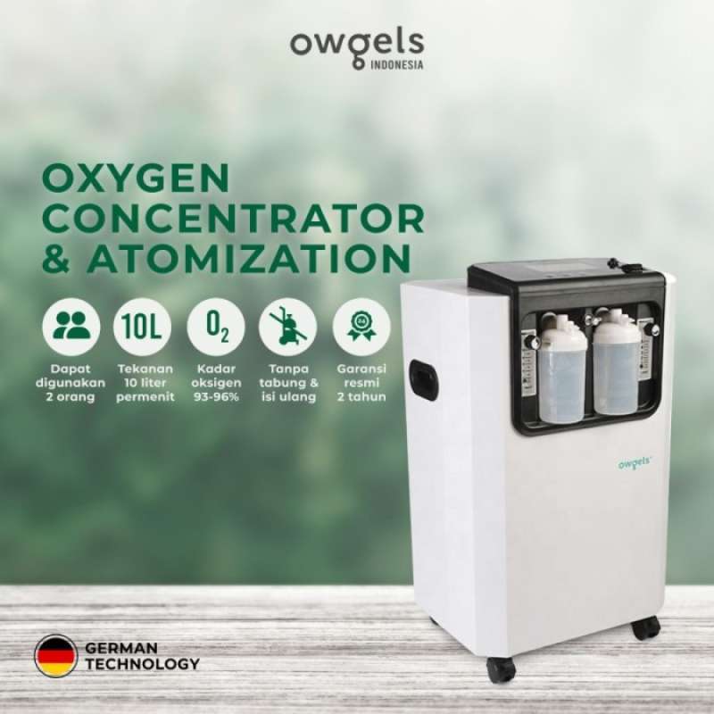 Promo Owgels Medical Grade Oxygen Concentrator Oksigen Konsentrator 10 ...