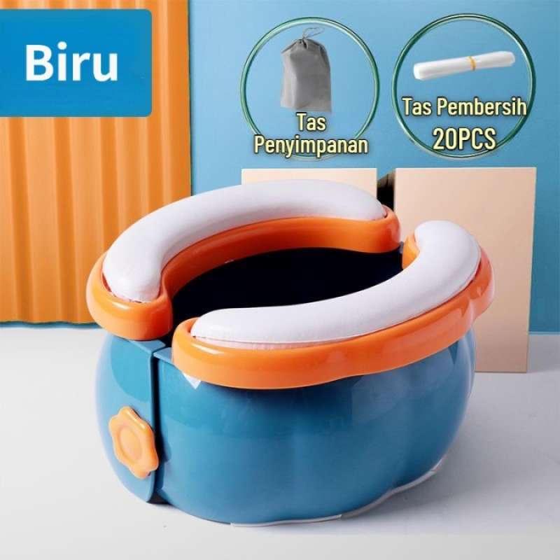 Jual Potty Baby Pispot Training Anak Toilet Lipat Anak-anak/bayi Potty ...