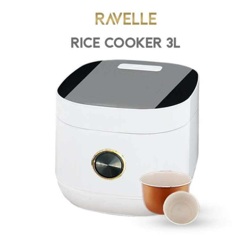 Promo Ravelle Smart Digital Rice Cooker Low Carbo Low Sugar 3l - Pearl ...