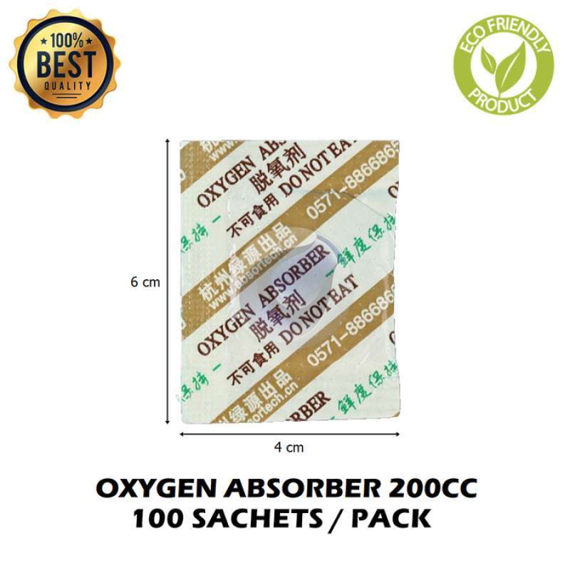 Jual Oxygen Absorber 30cc 50cc 100cc 200cc Pengawet Makanan Basah ...