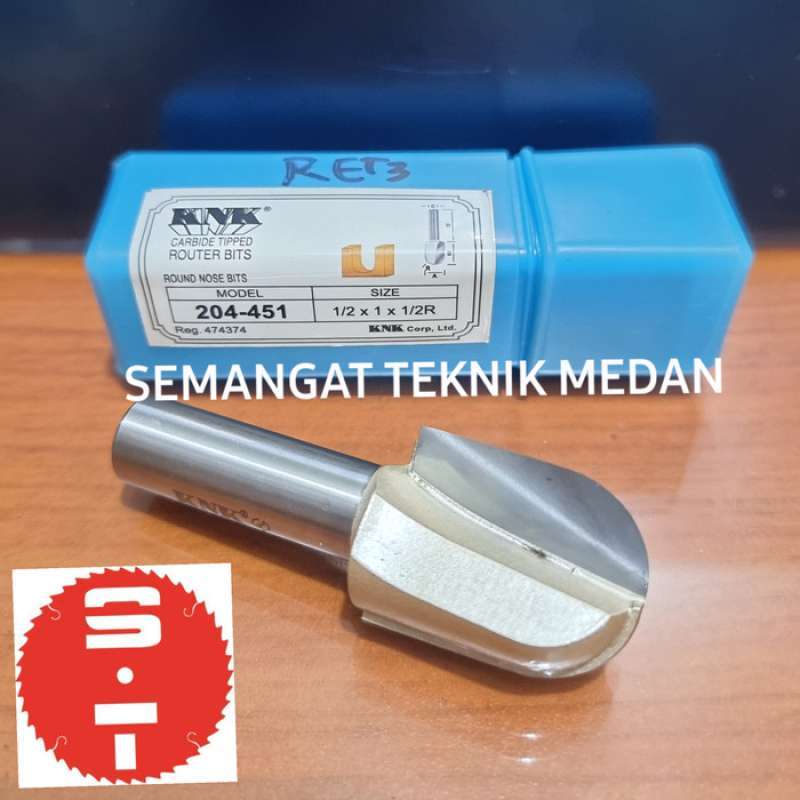 Jual Mata Profil Router Round Nose Korek Bulat 1/2 X 1 25mm Knk 204-451 ...