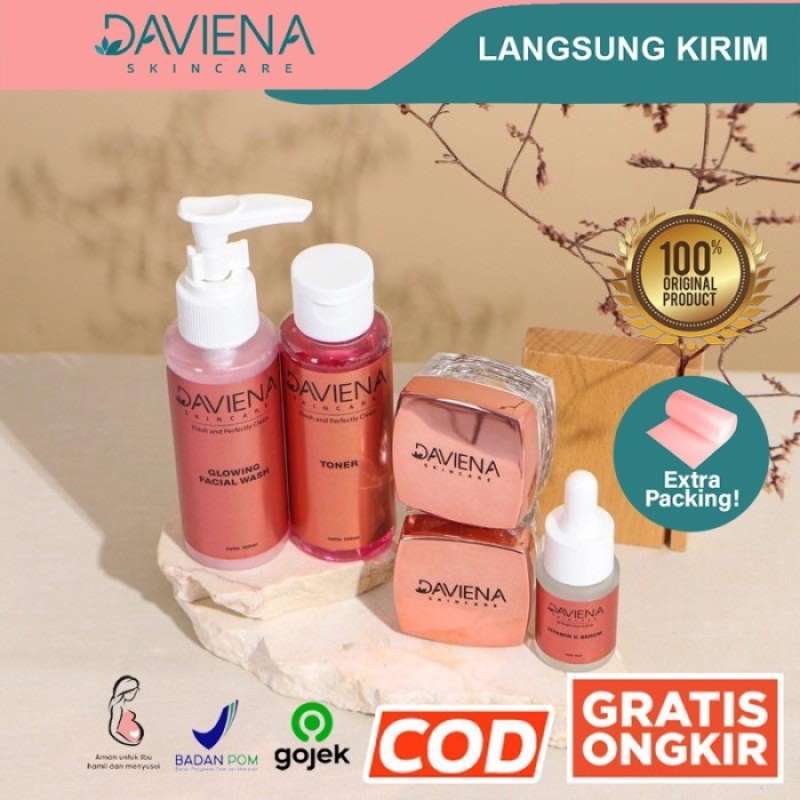 Jual Daviena Skincare Glowing Series Original / Glowing Series Davina ...