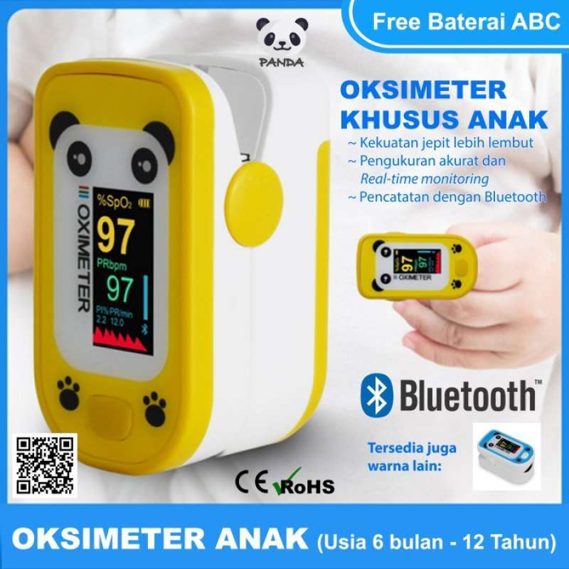 Promo Smart Oximeter Anak Bluetooth Pengukur Saturasi Oksigen Diskon 33 ...