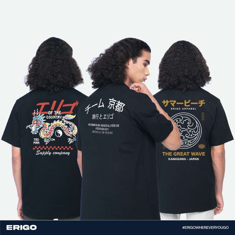 Promo Erigo Buy 1 Get 3 T-shirt Oversize Graphic Bundling 1 | Subara ...
