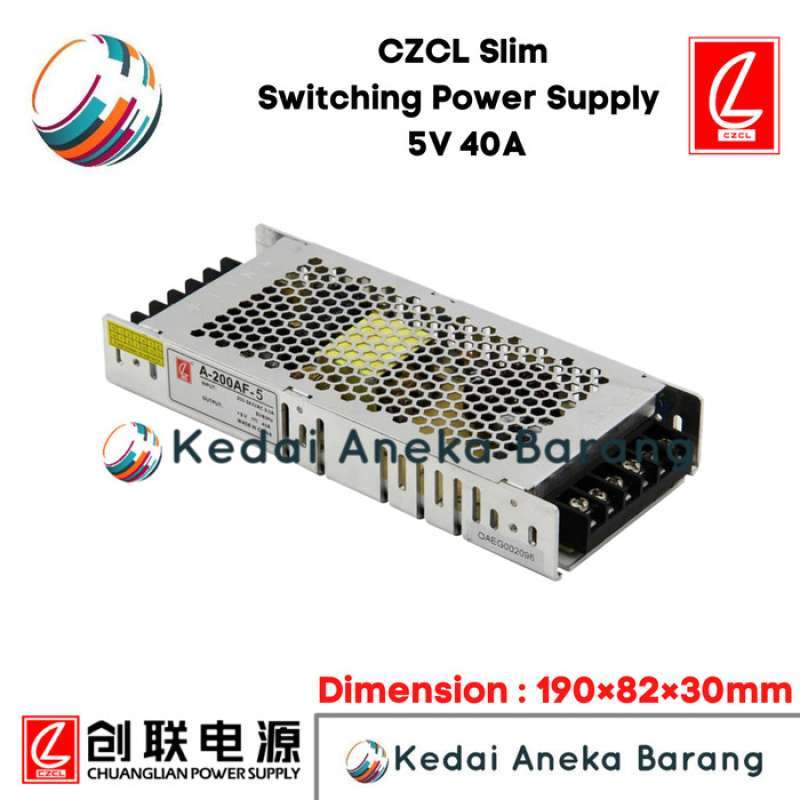 Promo Czcl Slim Switching Power Supply Psu Tipis 5v 40a 5 Volt 40 ... Promo Czcl Slim Switching Power Supply Psu Tipis 5v 40a 5 Volt 40 ...