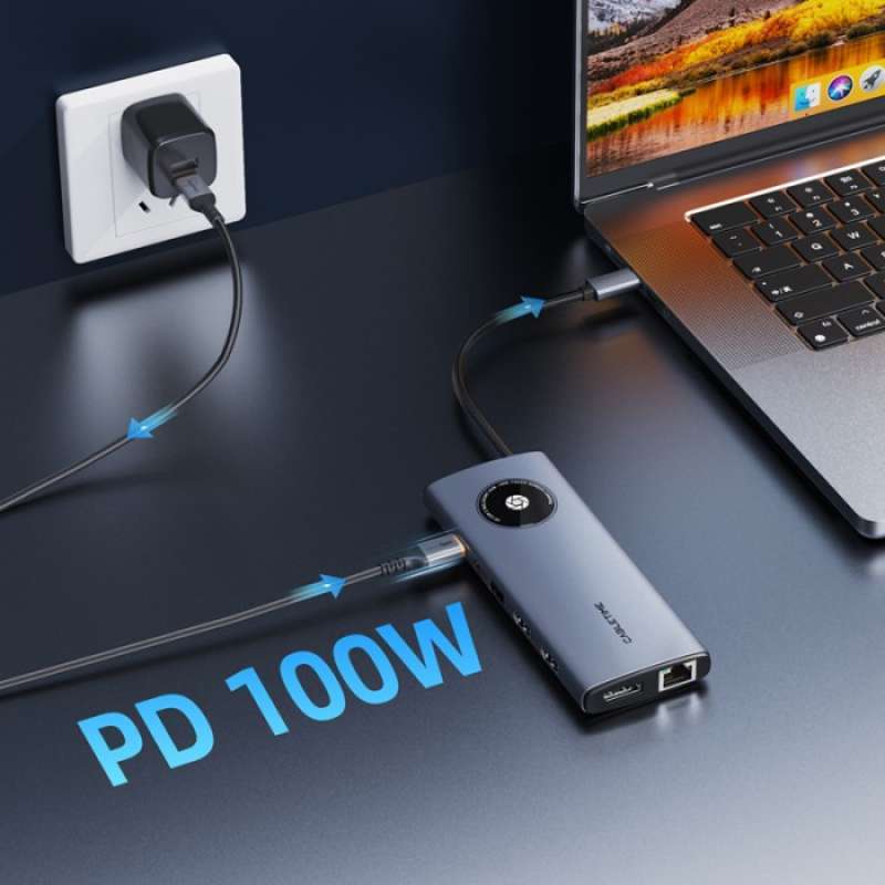 Promo Docking Station USB C To Hdmi Dp VGA Rj45 USB Hub Pd Lens Series ...