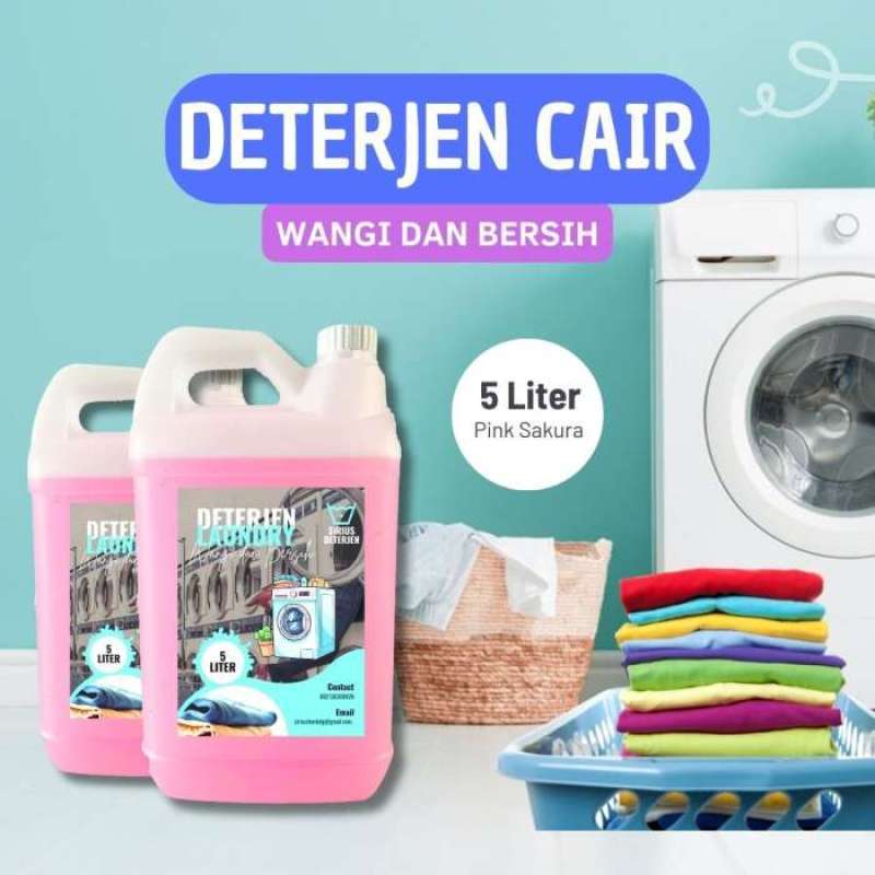 Jual Deterjen Cair Sirius 5 Liter - Detergent Cair, Detergen Laundry ...