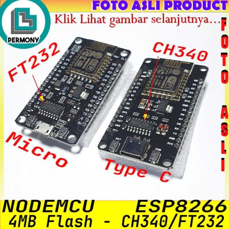 Promo Nodemcu V3 Lua Esp8266 Ch340g - Type C Ft232 Diskon 23% Di Seller Yss Elektronik ...