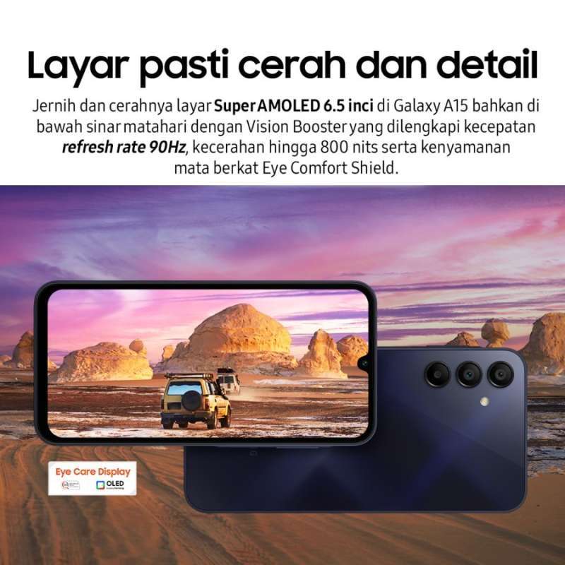 Jual Samsung Galaxy A15 (sm-a155f) 8/128 & 8/256 GB - Blue/black Di ...