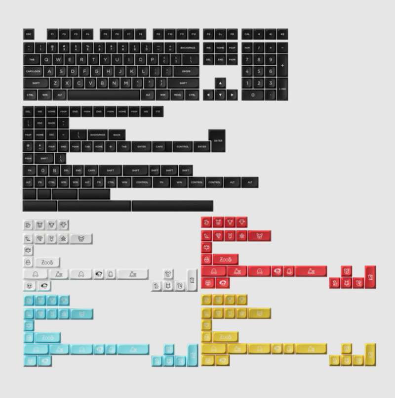 Jual Keycaps Akko Mda Profile Double Shot Building Blocks Di Seller ...