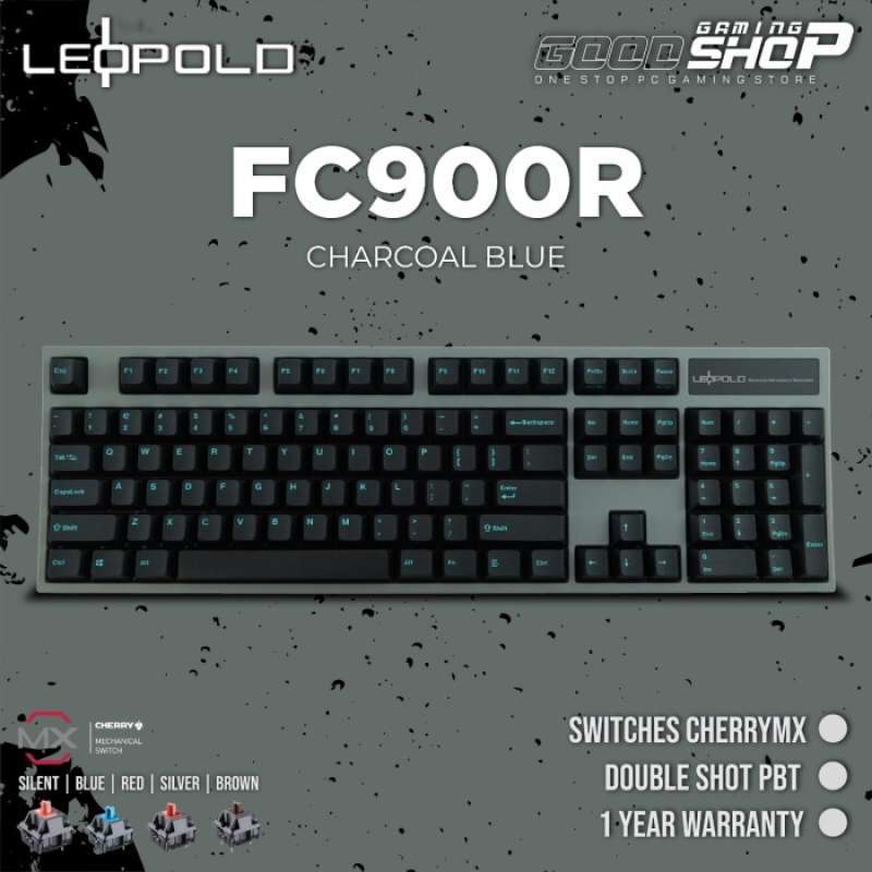 Jual Leopold Fc900r Charcoal Blue Mechanical Gaming Keyboard Di Seller ...