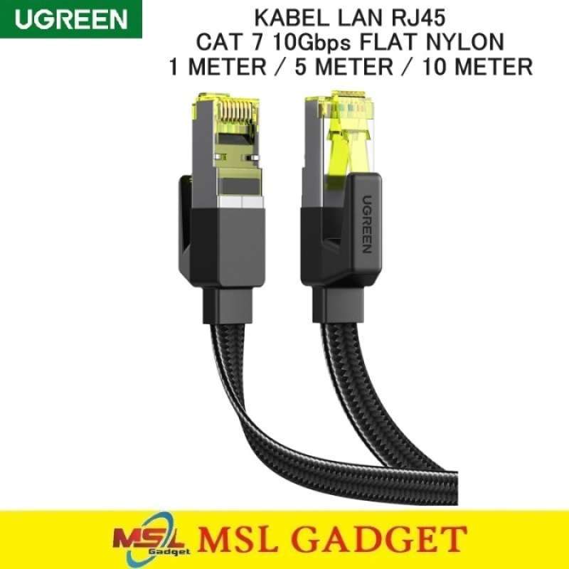 Jual Ugreen Kabel Lan Ethernet Rj45 Cat 7 10gbps Gigabit Round Flat ...