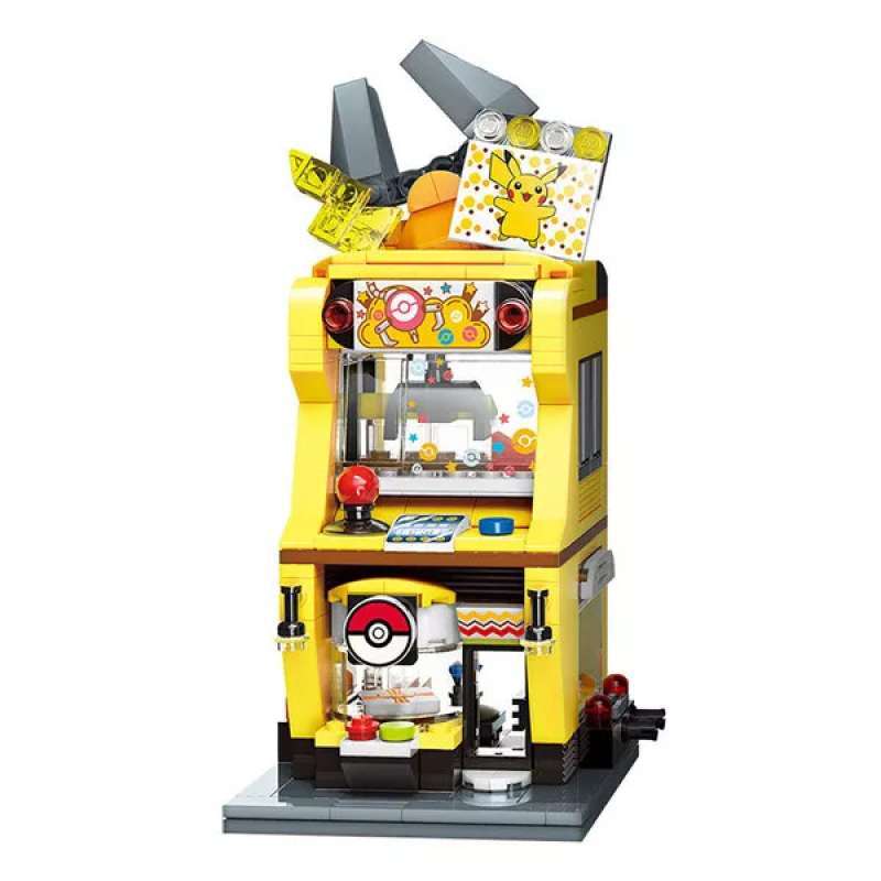Jual Keeppley Pokemon K20209 Pikachu Claw Crane Game Shop Bricks Blocks ...