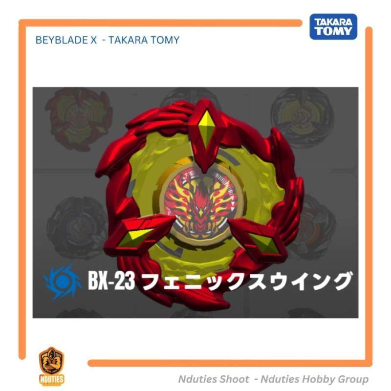 Promo Bx-23 Beyblade X Blade Only Phoenix Wing Takara Tomy Diskon 50% ...