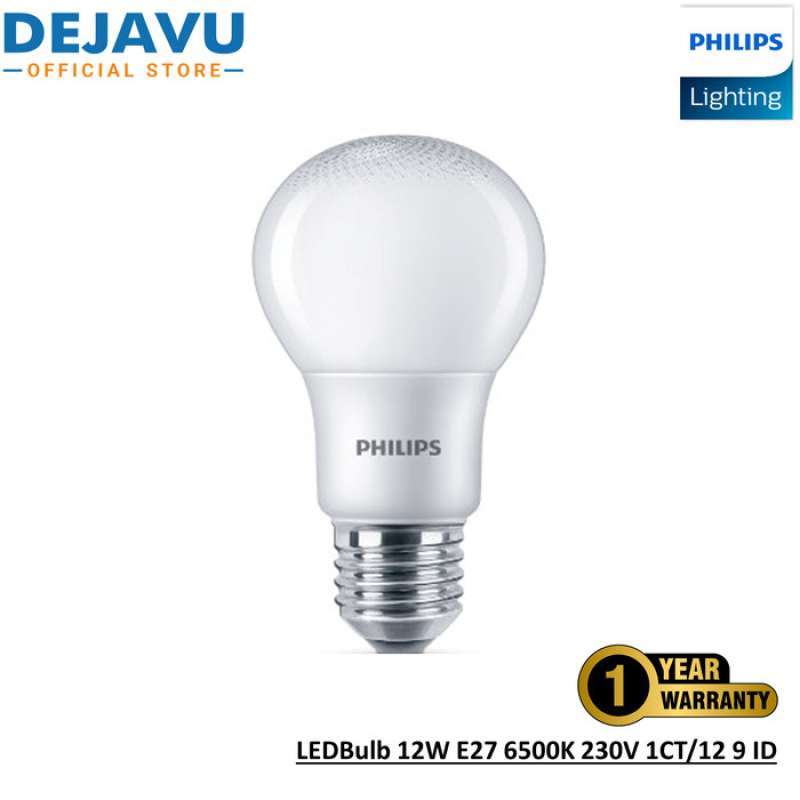 Jual Lampu Ledbulb Philips 12W E27 6500k 230v 1ct/12 9 ID (4000k,3000k ...