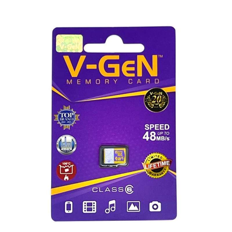 Jual Micro Sd 8gb 16gb 32gb 64gb 128gb 256gb A1 Turbo V-gen Memory Card ...