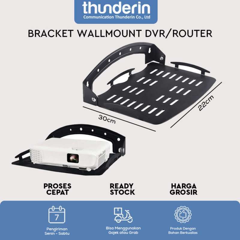 Jual Bracke Wallmount Dvr, Router & Transceiver, Bracket Wallmount Di ...