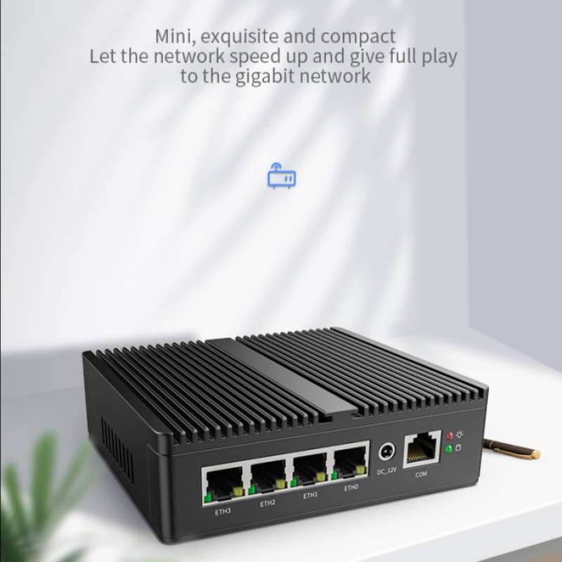 Jual Industrial Mini Pc G30 Intel N5105 4 Port Lan I226-v Router Server ...