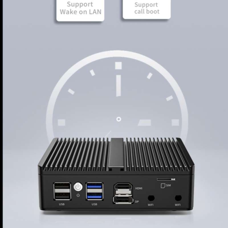 Jual Industrial Mini Pc G30 Intel N5105 4 Port Lan I226-v Router Server ...