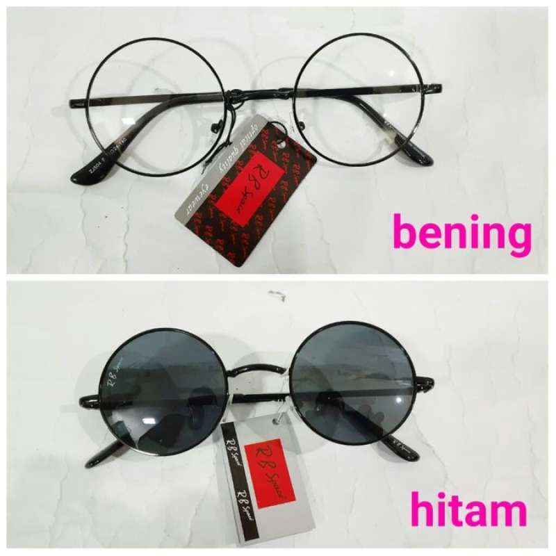 Jual Kacamata Model Frame Bulat John Lennon / Boboho / Harry Potter ...