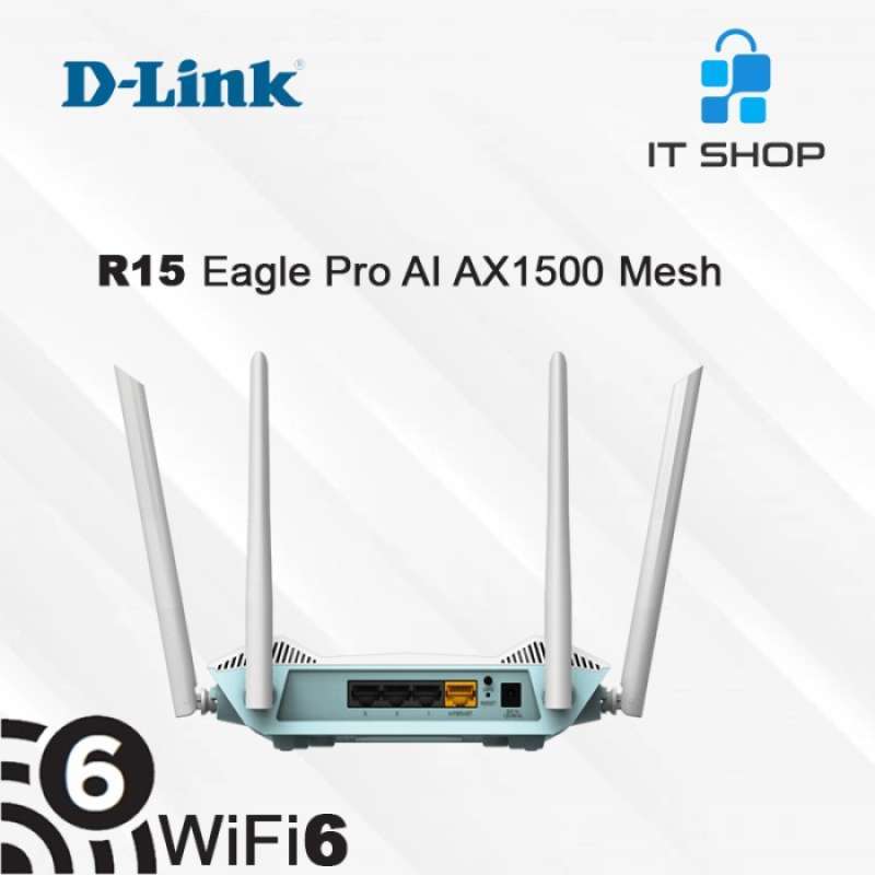 Jual D-link Mesh Eagle Pro Ai Ax1500 Smart Router R15 Di Seller Velvet ...