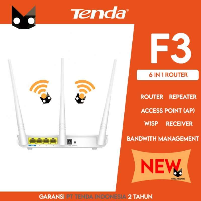 Jual Tenda F3 Wireless Router+extender+access Point Wifi Repeater New ...