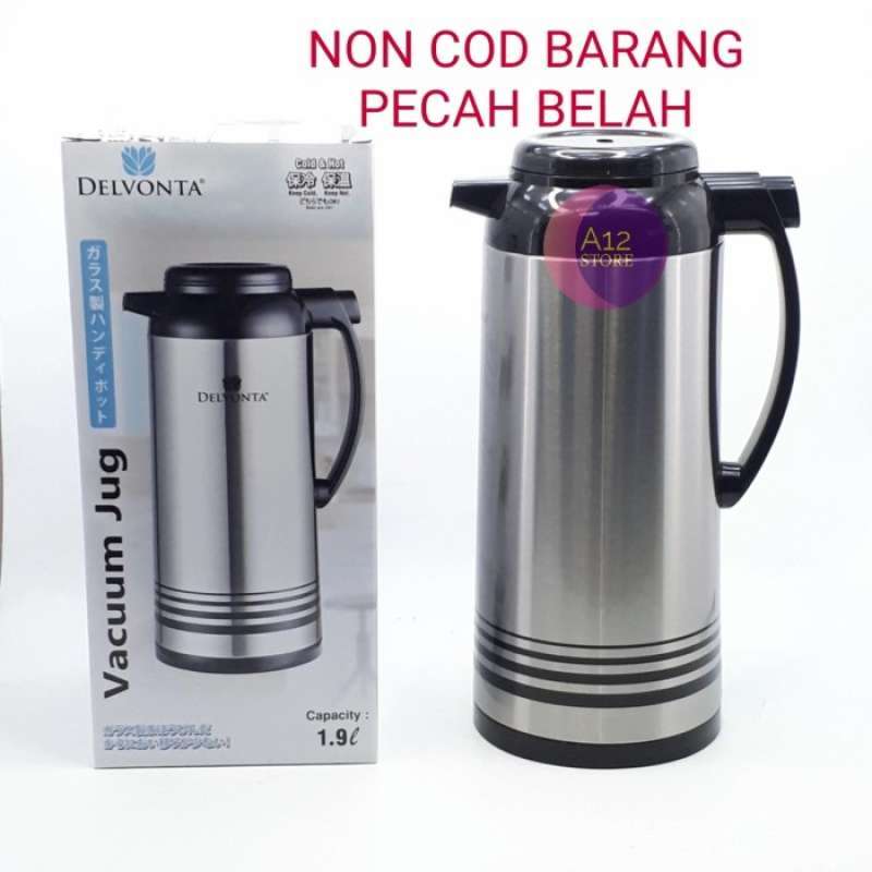 Promo Vacuum Jug 1.9 Liter Delvonta Hs/ Thermos Air Panas 1,9l Delvonta Hs Terbaik Diskon 28% Di ...