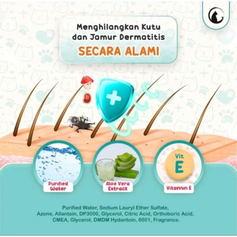 Jual Olive Care Shampo Kucing Total Protection Anti Fungal & Fleas ...