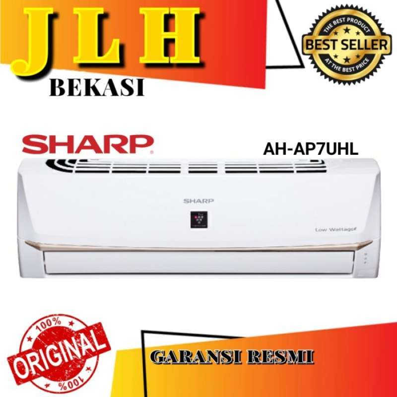 Promo Ac Sharp Ah - Ap 7 Uhl 3/4 Pk + Pasang Instalasi 7uhl Plasma Cluster Diskon 23% Di Seller ...