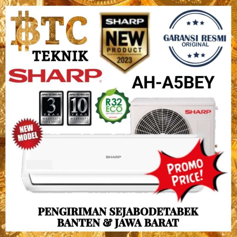 Promo Ac Sharp 1/2 Pk Ah-a5zcyn Low Watt A 5 Zcyn+ Pasang Instalasi ...