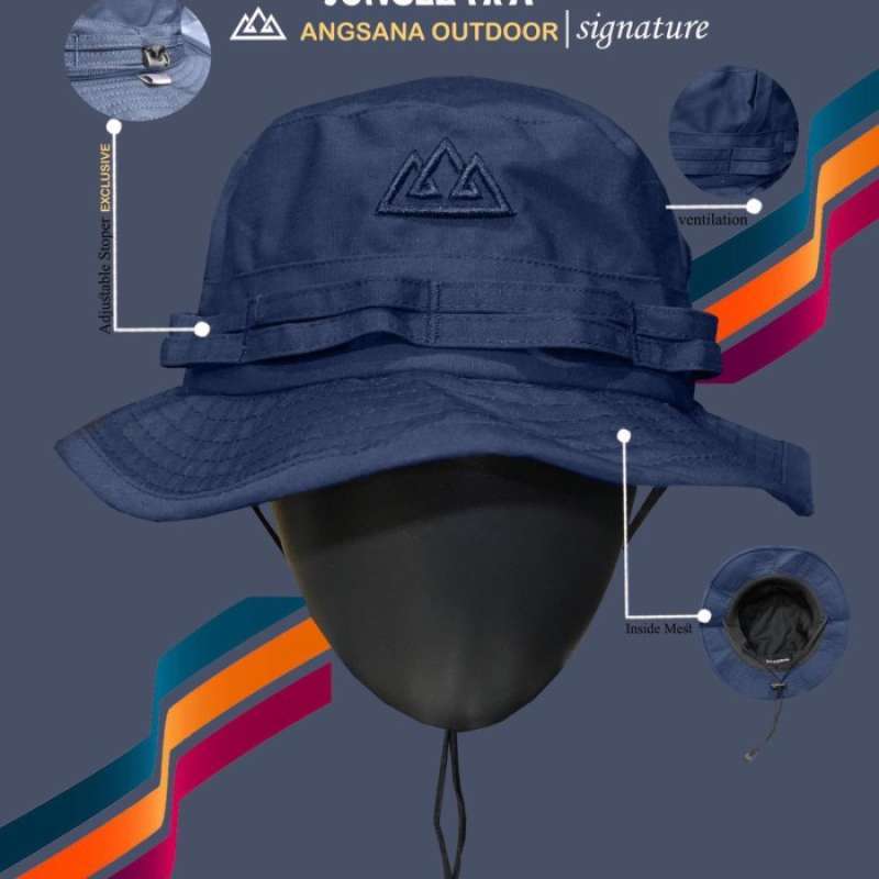 Jual Topi Rimba Angsana Seri Signature Exclusive Limited Edition - Navy ...