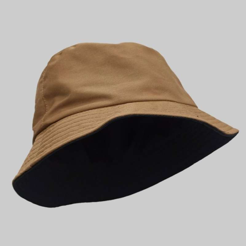 Jual Topi Bucket Hat Polos Cokelat Susu Coklat Coksu Mocca Buckethat ...