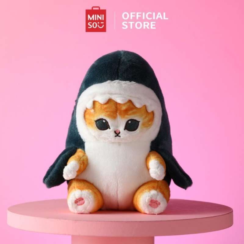 Jual Miniso Boneka Bantal Kucing Hiu Cat Toys Mofusand Series 8in ...