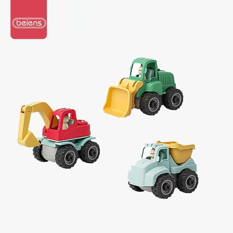 Jual Beiens Mainan Anak Diy Assemble Mobil Truk Rakit Konstruksi ...