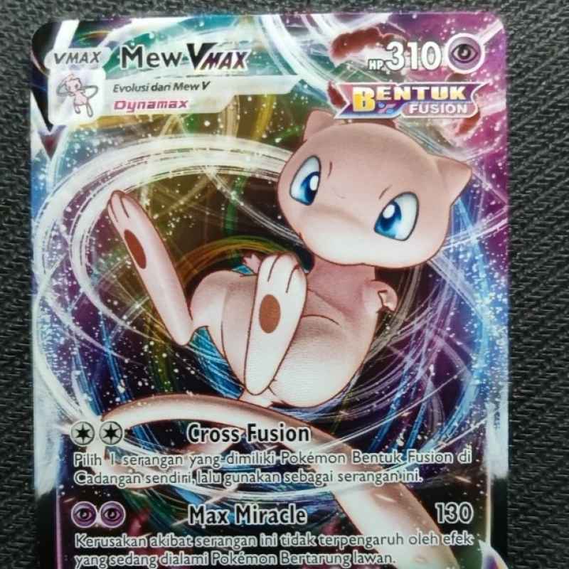 Jual Mew Vmax Fusion Pokemon Tcg Indonesia Di Seller Velvet Store ...