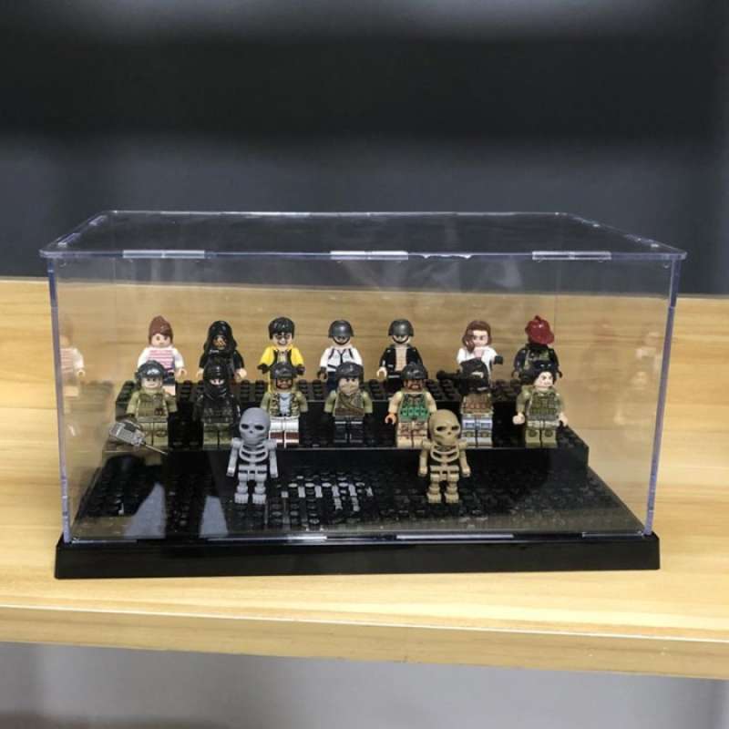 Jual Lego Base Plate Mini Display Box / Lego Minifigure Display Acrylic ...