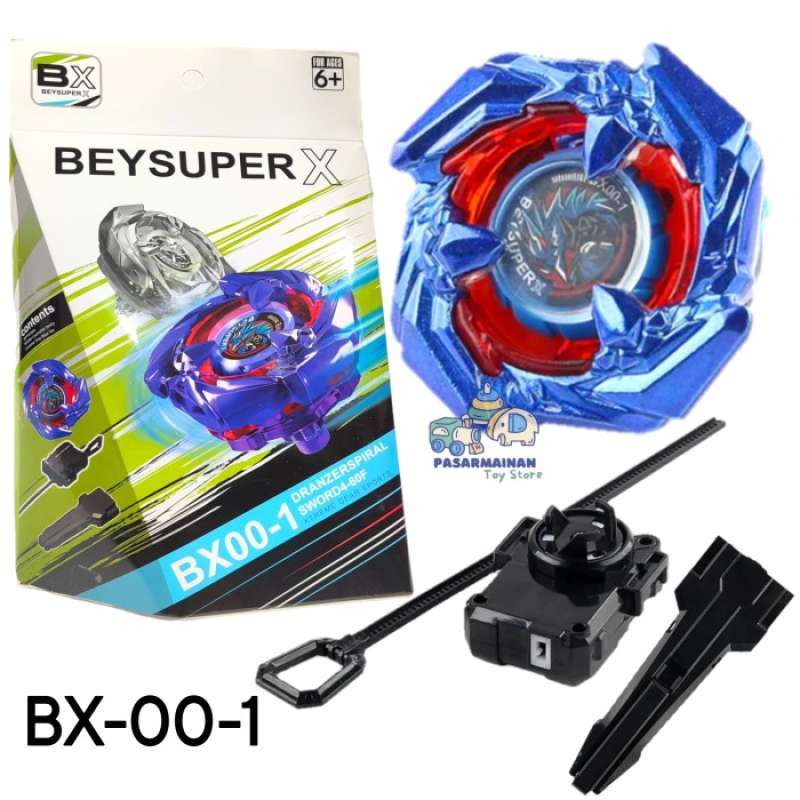 Jual Mainan Gangsing Beyblade X Dranzer Spiral Set Launcher Beysuper X ...