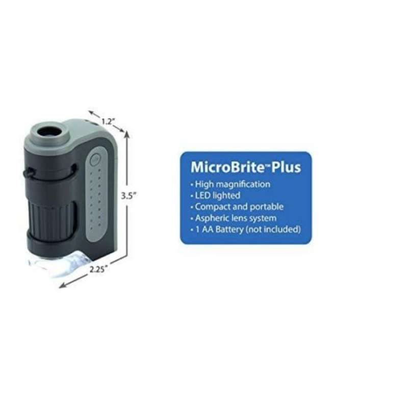 Jual Carson Pocket Microscope Led 120x Zoom Microbrite,mikroskop Mini ...