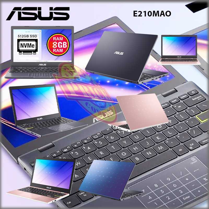 Jual Asus E210mao-hd4515/hd4516/hd4517 Intel N4020/8gb/512gb Ssd/11.6 ...
