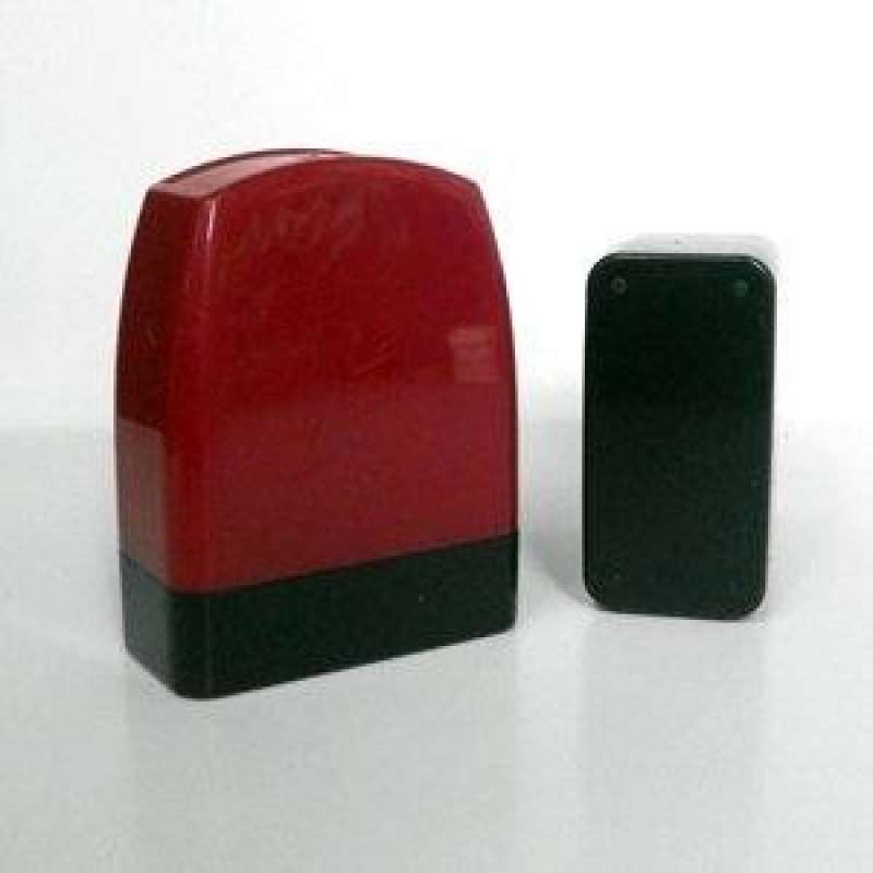 Jual Stempel Nama & No Tlp /13 X 43 Mm /otomatis Tinta /stempel Lunas ...