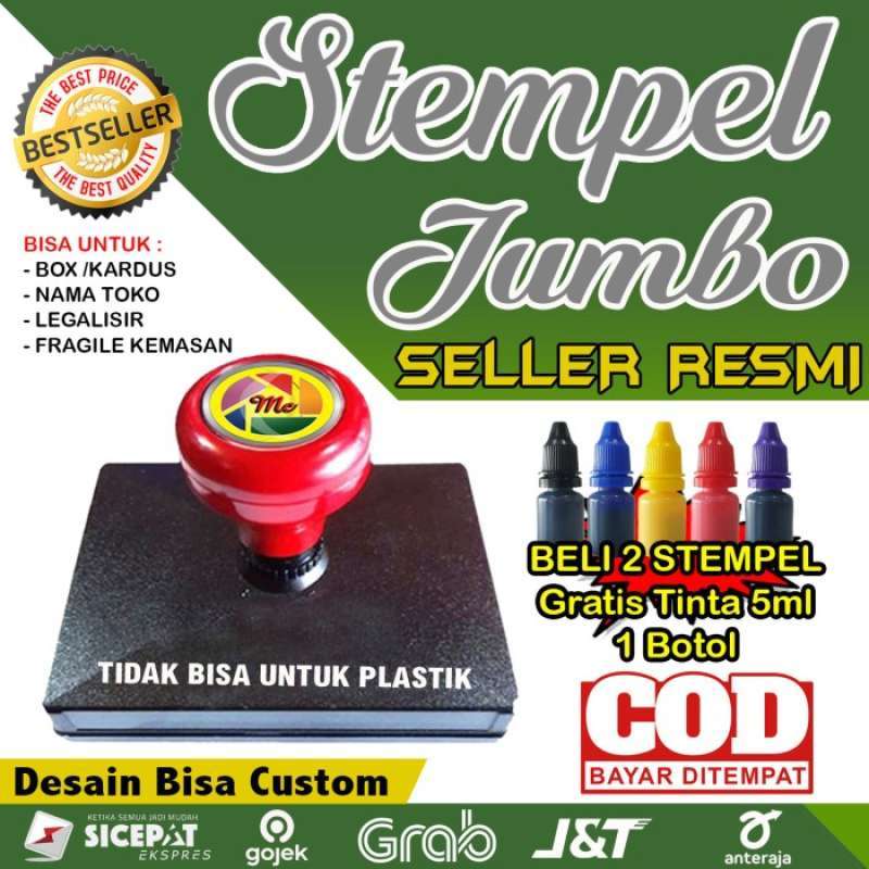 Jual Stempel Otomatis Jumbo/legalisir/box Kardus/fragile 1warna - 6.6 X ...