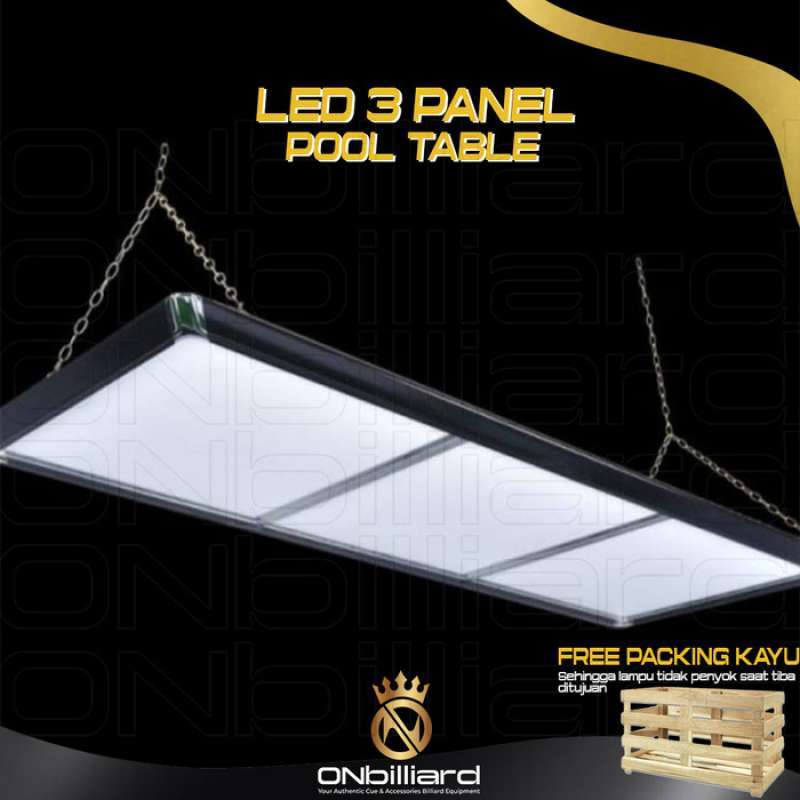 Jual Lampu Led Meja Billiard 3 Panel / 3 Led Lamp Biliyar Biliar Table ...